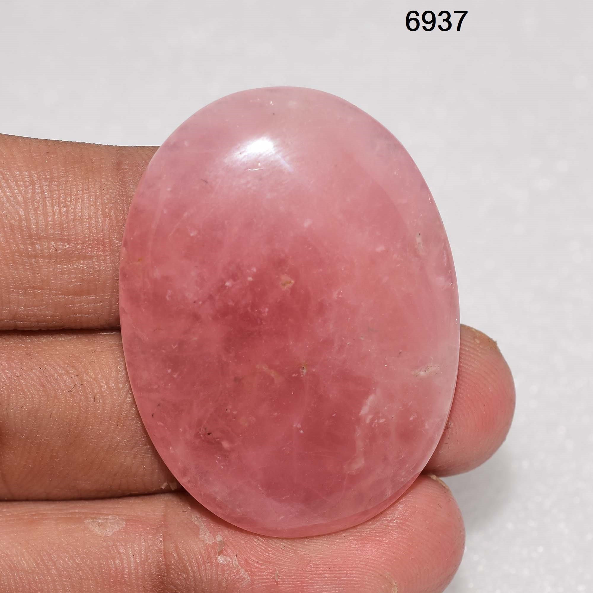 Natural Rose Quartz Gemstone Rose Quartz Cabochon Rose | Etsy