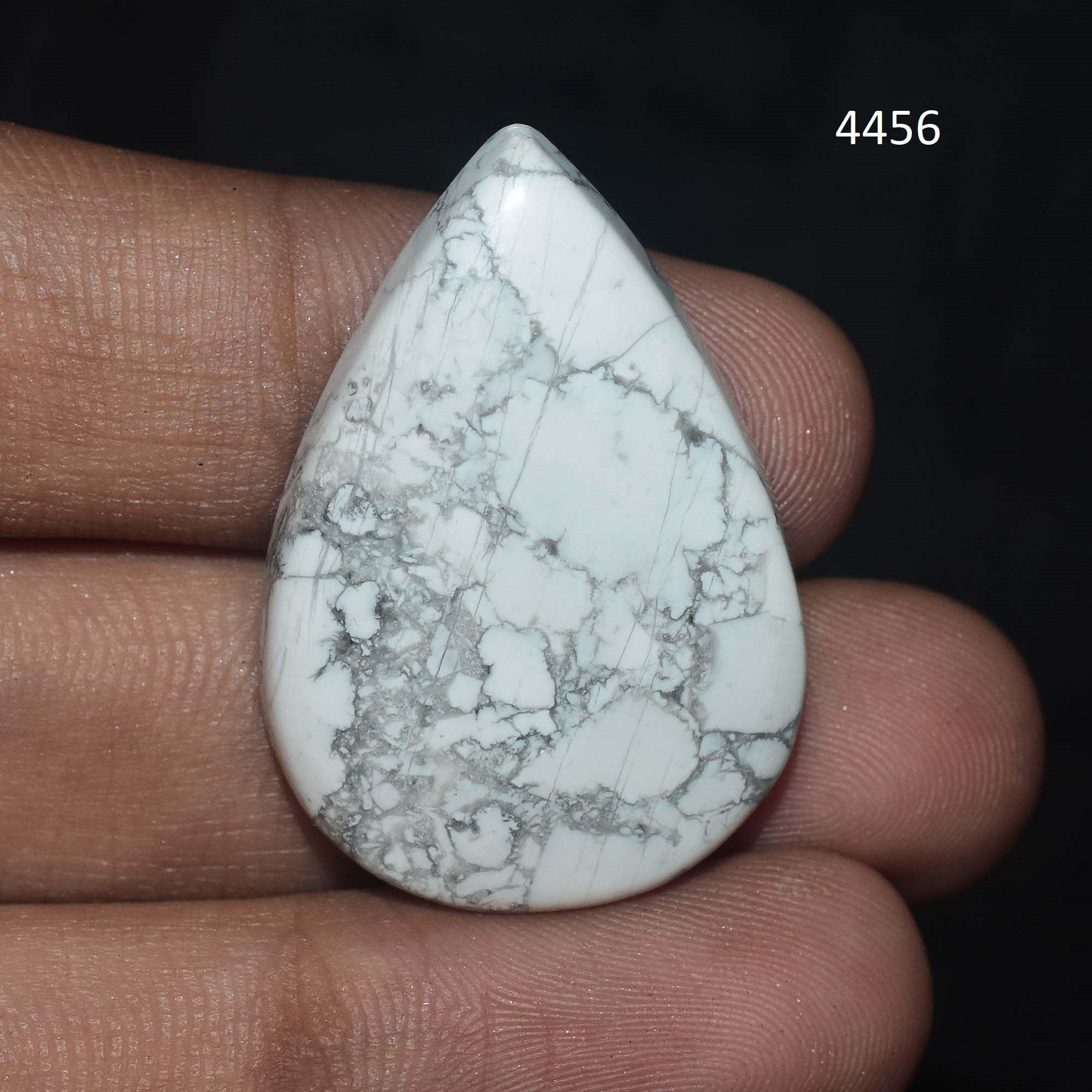 Piedra preciosa de howlita blanca natural cabujón de howlita | Etsy