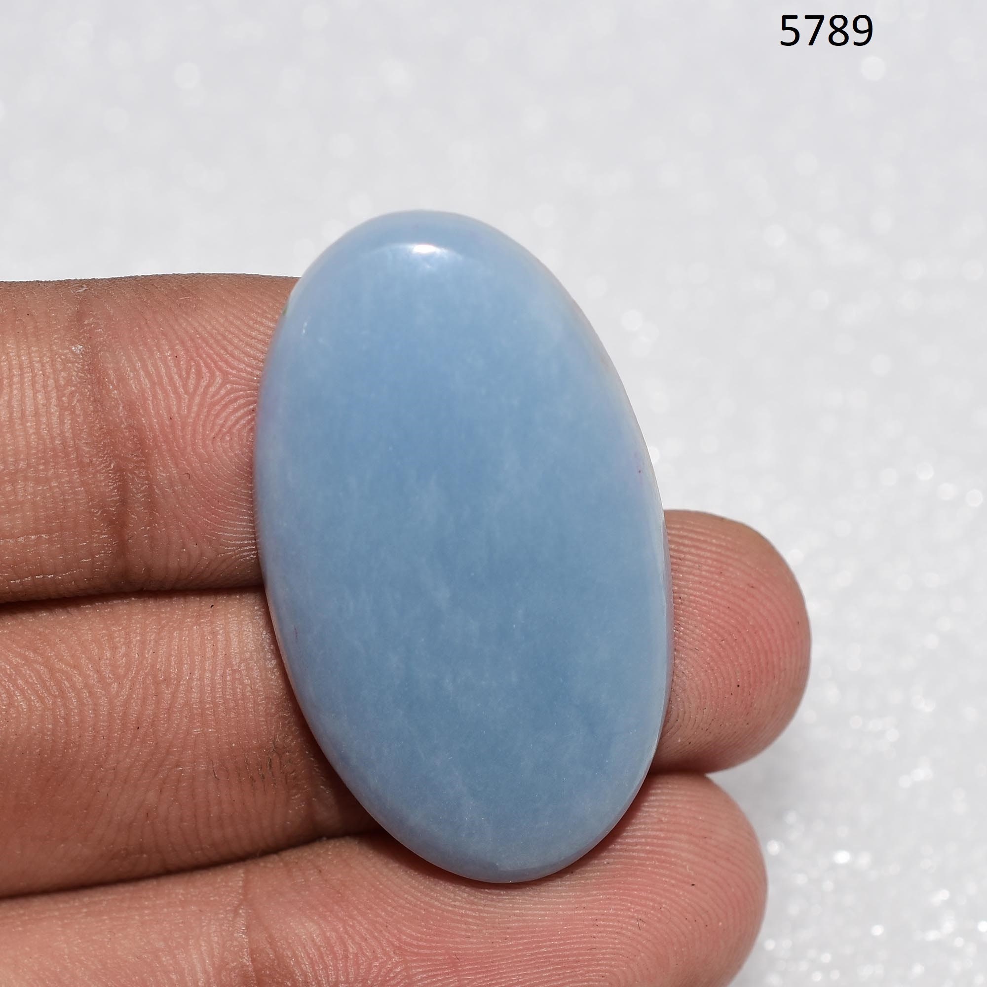 Angelite Cabochon Natural Angelite Gemstone Cabochon | Etsy