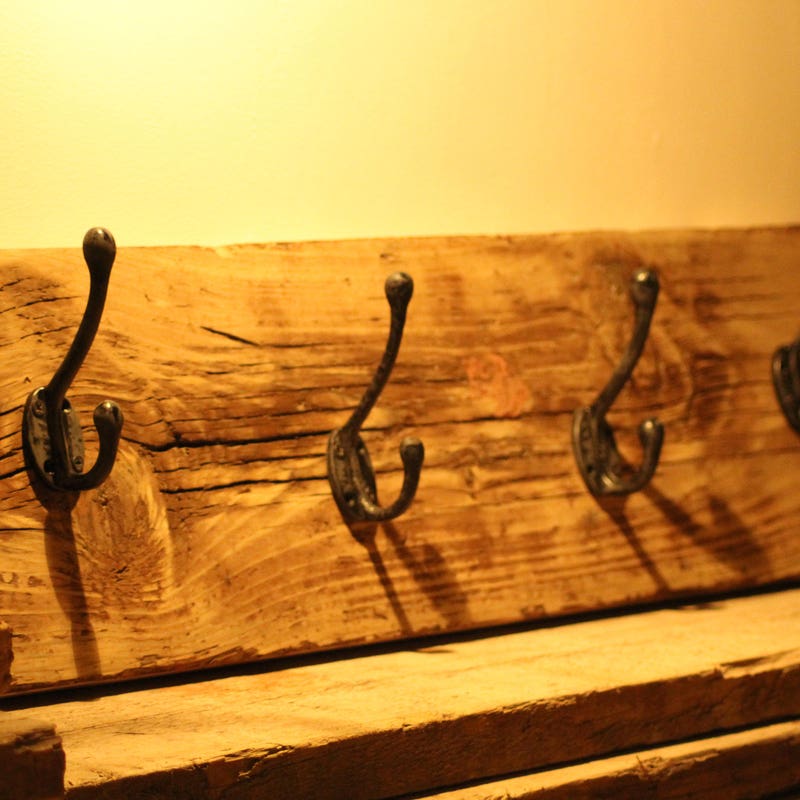 Rustic Coat Hook - Etsy