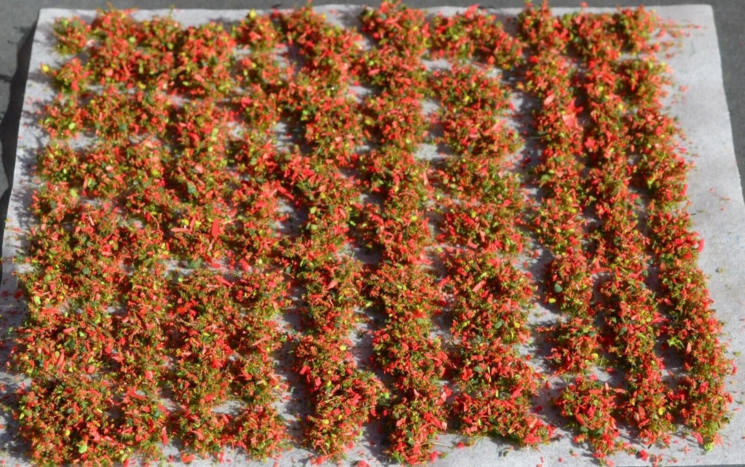 Mini Bushes Self Adhesive - Wargames Dioramas Miniatures Models ...