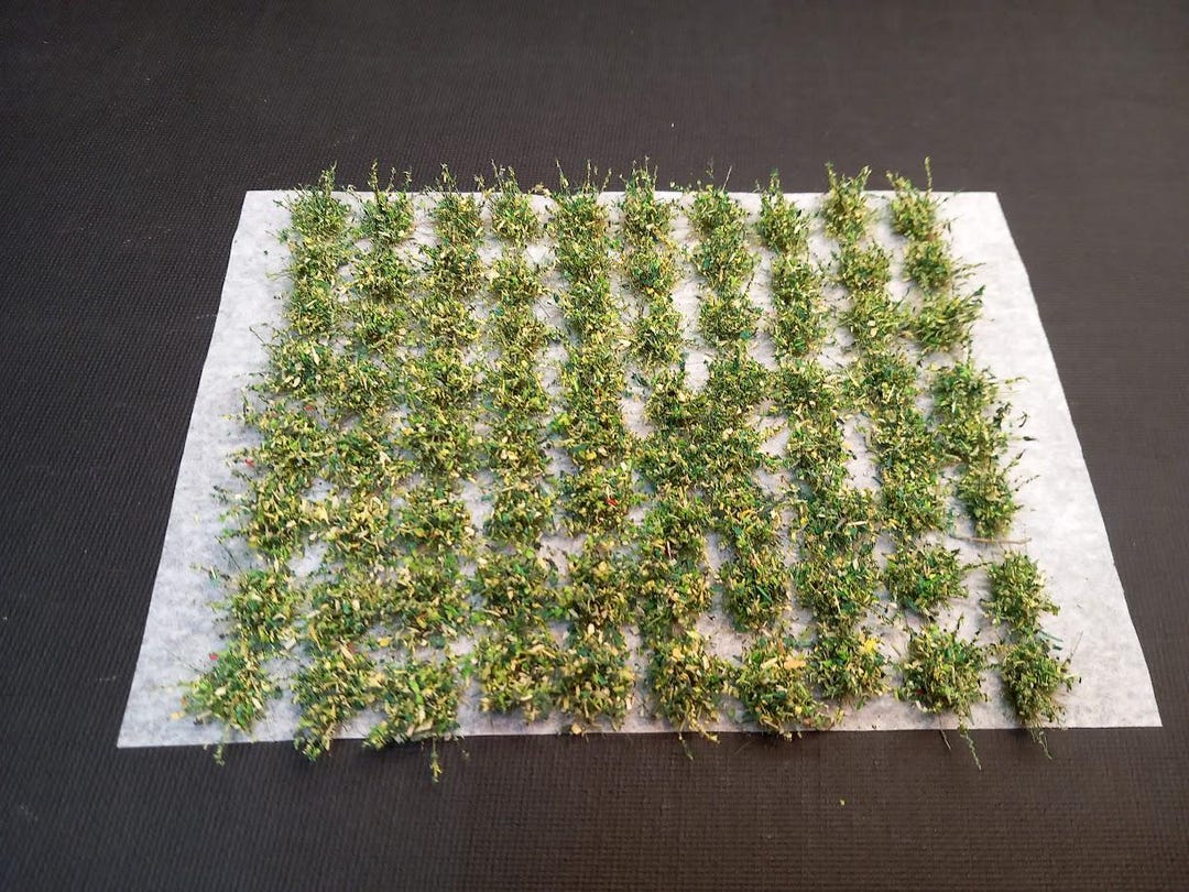 Small Model Shrubs SELF ADHESIVE - Wargames Dioramas Miniatures Basing ...