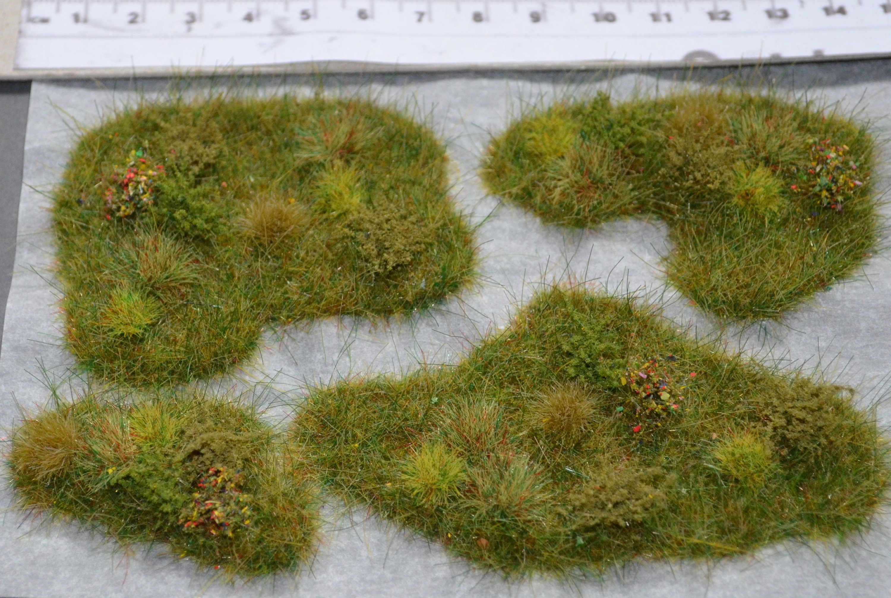 Model Grass Tufts Terrain Elements Self Adhesive Wargame - Etsy UK