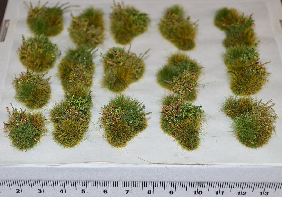 Model Grass Tufts Moorland Elements Self Adhesive - Wargame Basing ...