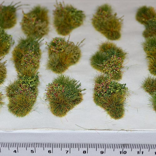 Model Flower Grass Tufts Diorama Elements Self Adhesive - Etsy