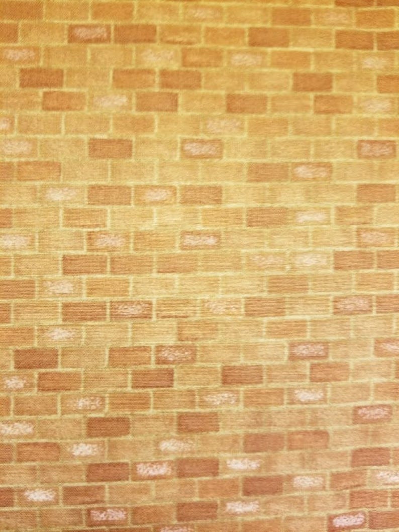 Maywood Studio Earth Wind & Fire brick Wall 1537-OA - Etsy