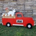 Little Red Truck Outdoor Decor Interchangeable Attachments Rustic ...