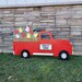 Little Red Truck Outdoor Decor Interchangeable Attachments Rustic ...
