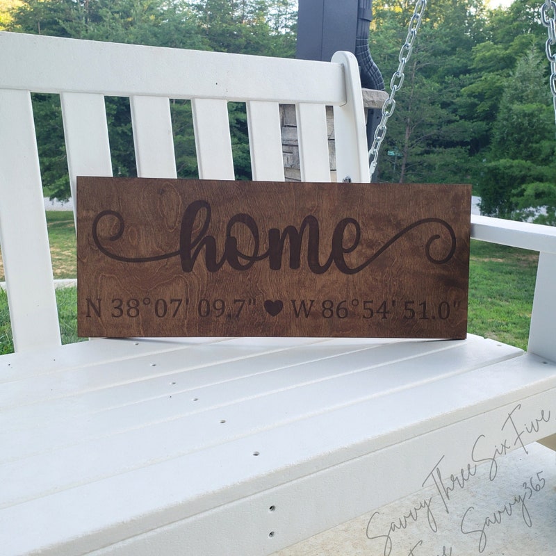 Home Coordinates - Etsy