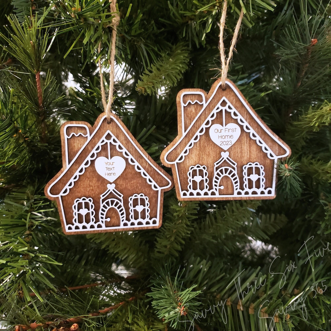 Gingerbread House Ornament Custom Home Ornament Christmas Ornament ...