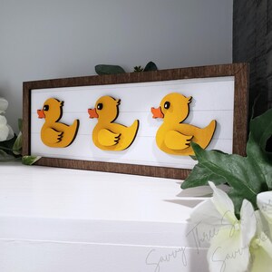 Duck Sign | Shiplap Bathroom Decor | Kids Bathroom | Choose Your Colors ...