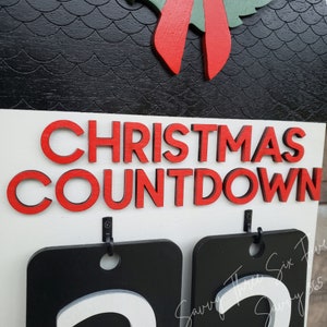 Christmas Countdown Tower | Outdoor Christmas Decor | Removable Numbers ...