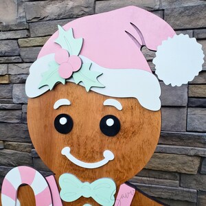Gingerbread Cookie People | Pastel Version | Outdoor Wood Decor ...