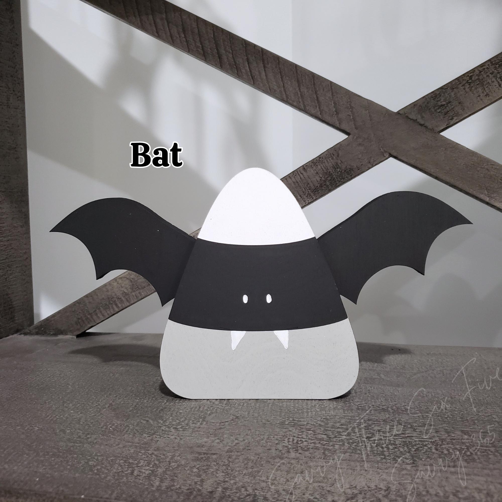 Halloween Candy Corn Set Wood Shelf Sitters | Spooky Candy Corn ...