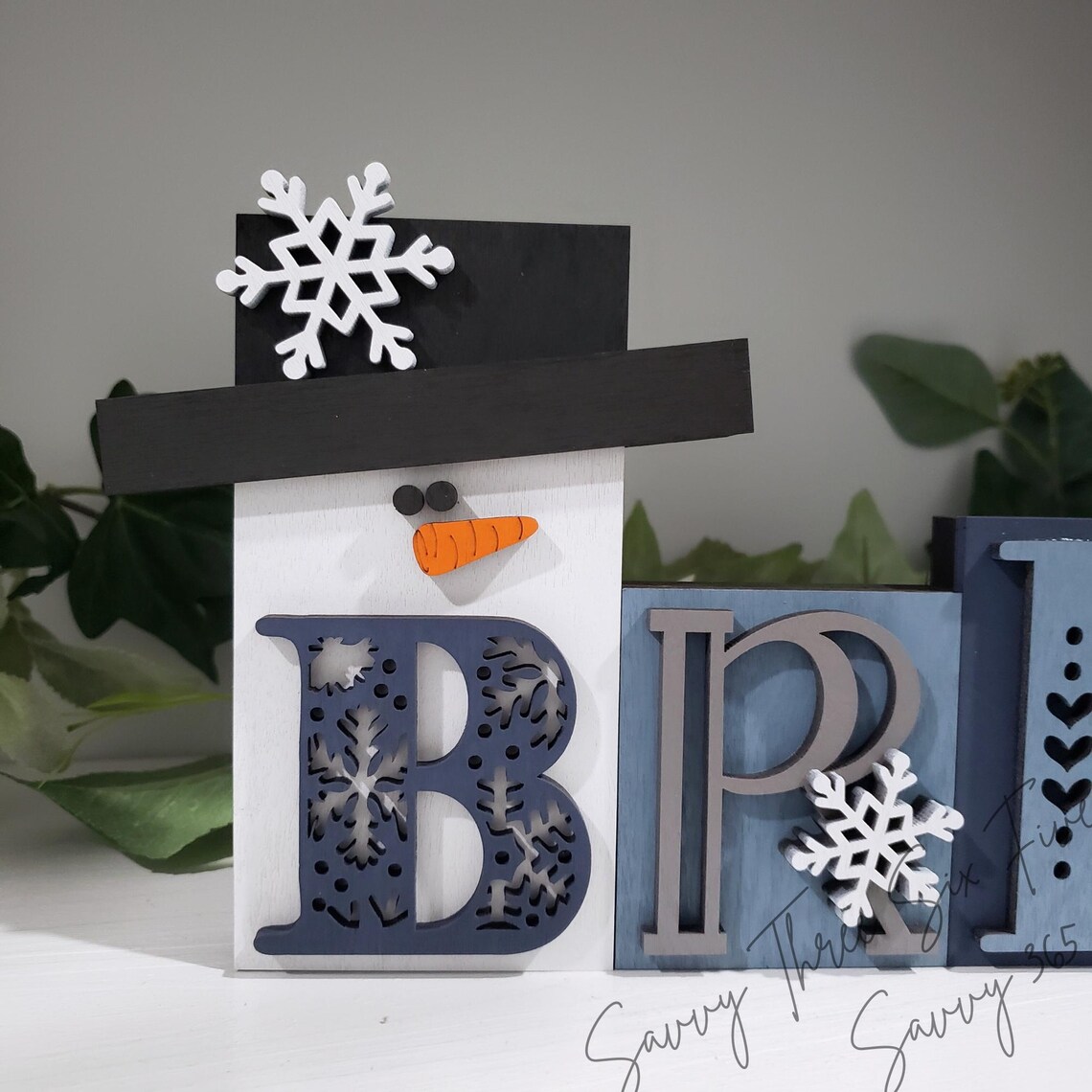 Brrr Shelf Sitter | Winter Fireplace Decor | Christmas Mantel ...