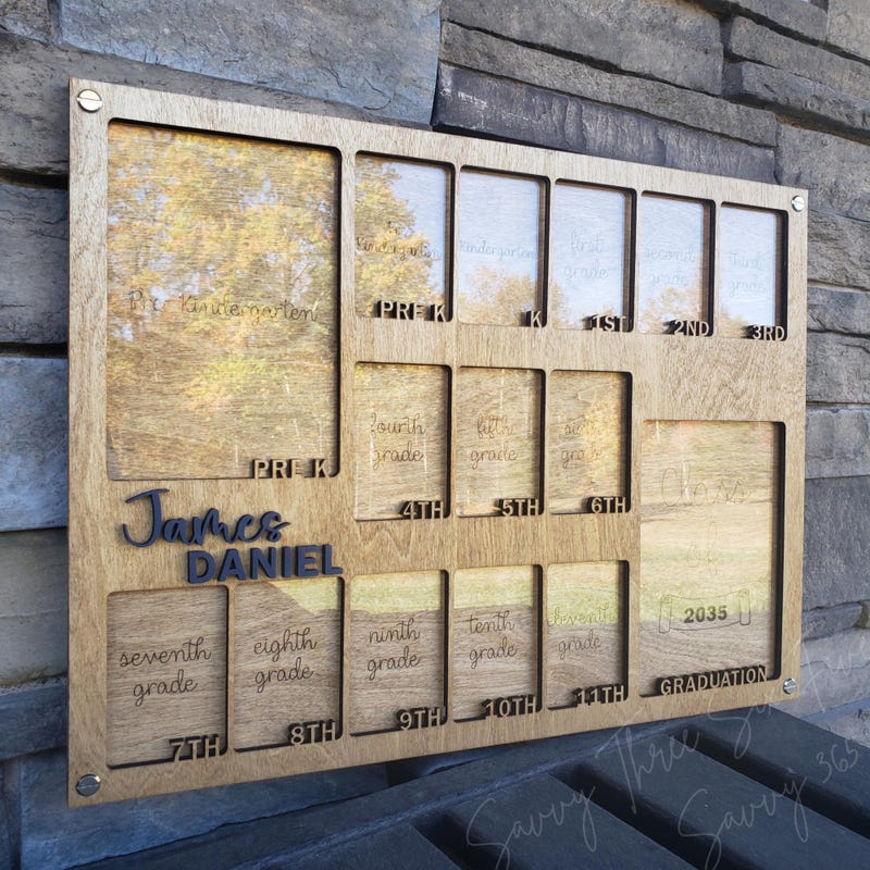 School Picture Frame - Etsy