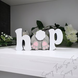 HOP Sign | Wood Spring Sign | Easter Decorations | Spring Decor ...