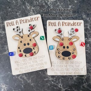 Roll A Santa Dice Rolling Game | Pre Packed Stocking Stuffer Game ...