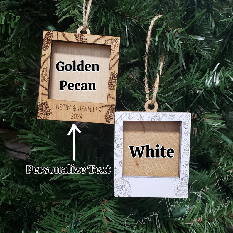 Photo Frame Ornament | Mini Frame Christmas Tree Hanging | My First ...