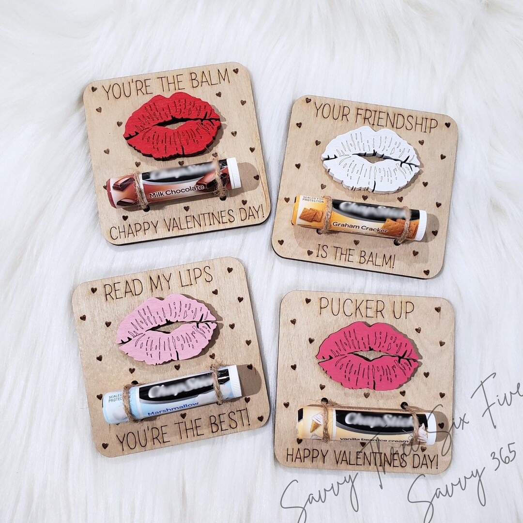 Lip Balm Valentine's Day Party Favors | Candy Free V Day | Children ...