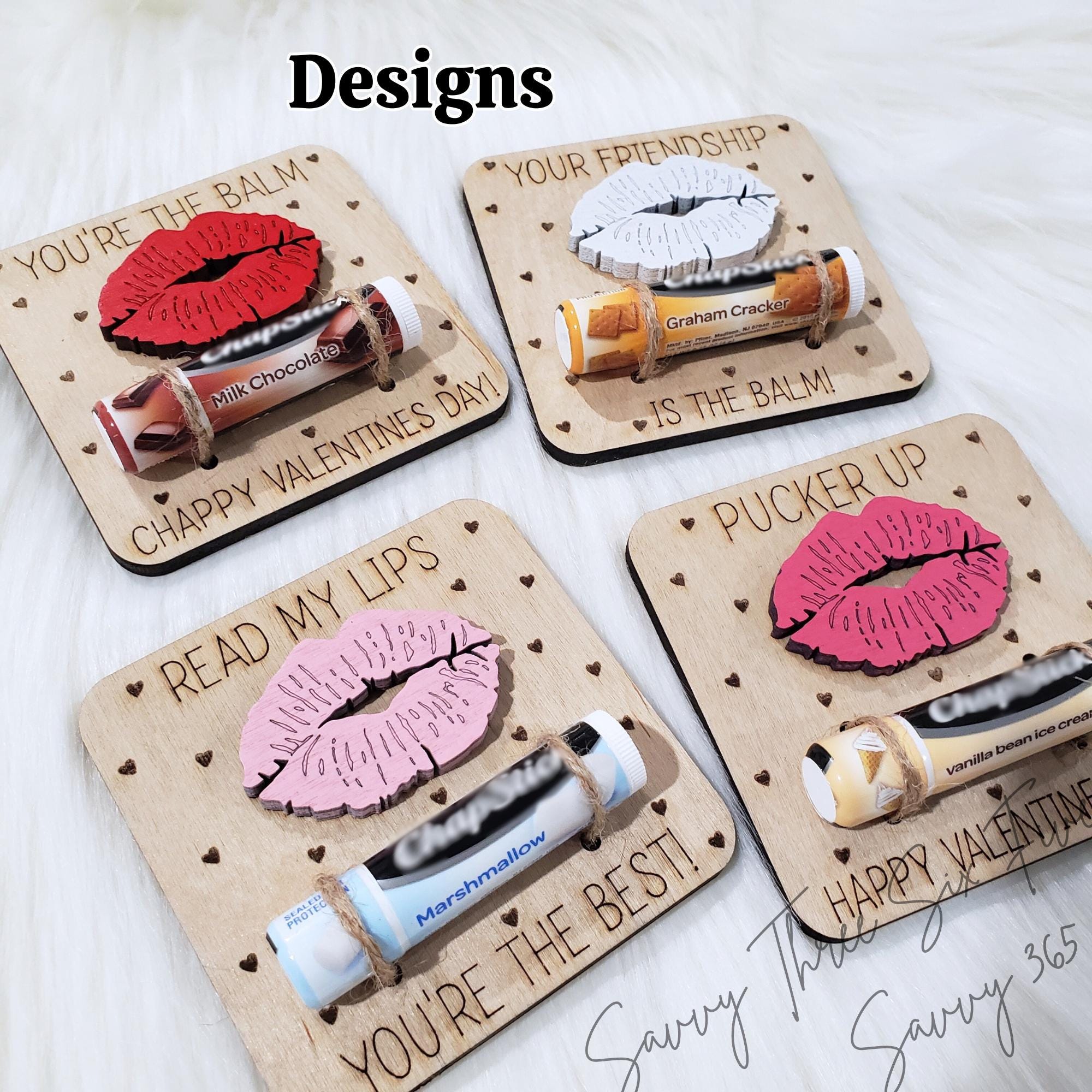 Lip Balm Valentine's Day Party Favors | Candy Free V Day | Children ...