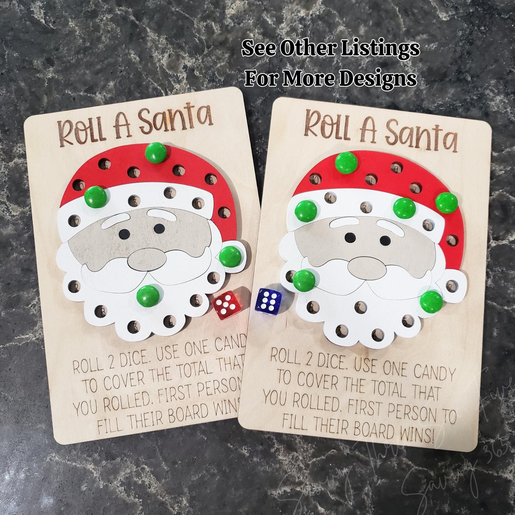 Roll A Reindeer Dice Rolling Game | Pre Packed Stocking Stuffer ...