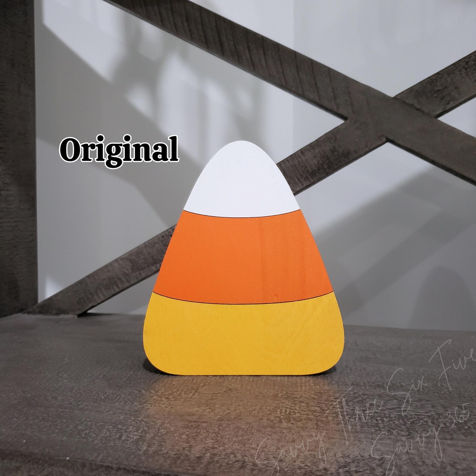 Halloween Candy Corn Set Wood Shelf Sitters | Spooky Candy Corn ...