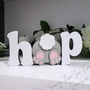 HOP Sign | Wood Spring Sign | Easter Decorations | Spring Decor ...