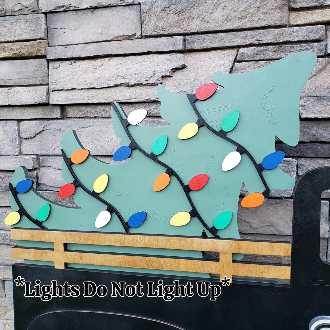 Attachment for Little Truck | Tree With Lights Attachment ...