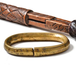 Africana Tribal Jewelry Bronze Cuff Ethnic Adornment Anklet Armlet Cuff ...