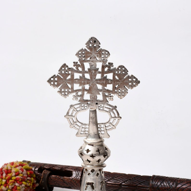 Ethiopian Cross, Ethiopian Orthodox Church Processional Cross Coptic ...