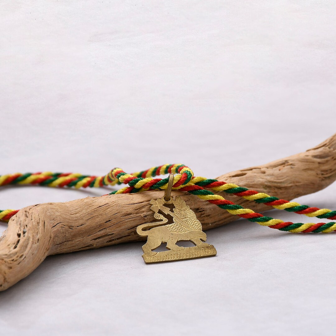 Lion of Judah Pendant Necklace Ethiopian Pendant Rastafari - Etsy