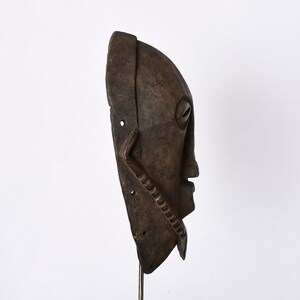 African Wood Mask BEMBE Tribe Primitive Ethnic Wood Craft Figurine Art ...