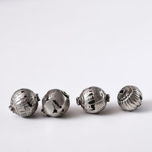 4x Vintage Ethiopian Somal Silver Muria Bead Harrar, Eastern Ethiopia ...