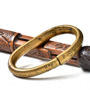 Africana Tribal Jewelry Bronze Cuff Ethnic Adornment Anklet Armlet Cuff ...