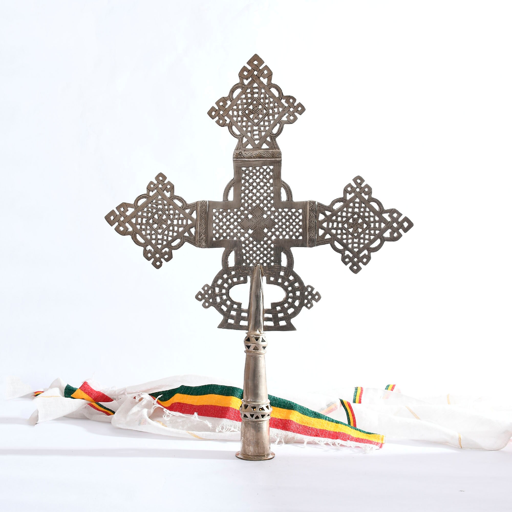 Ethiopian Orthodox Processional Cross Handmade Large 22 - Etsy