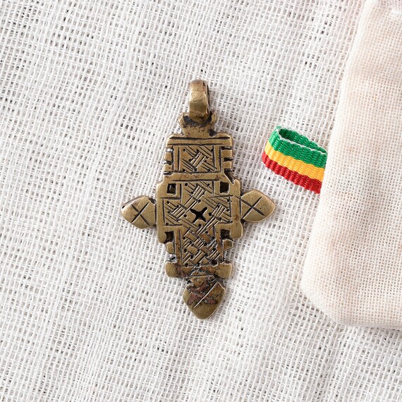Ethiopian neck Cross, Coptic neck Cross pendant, Ethi… - Gem