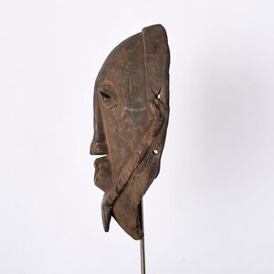 African Wood Mask BEMBE Tribe Primitive Ethnic Wood Craft Figurine Art ...