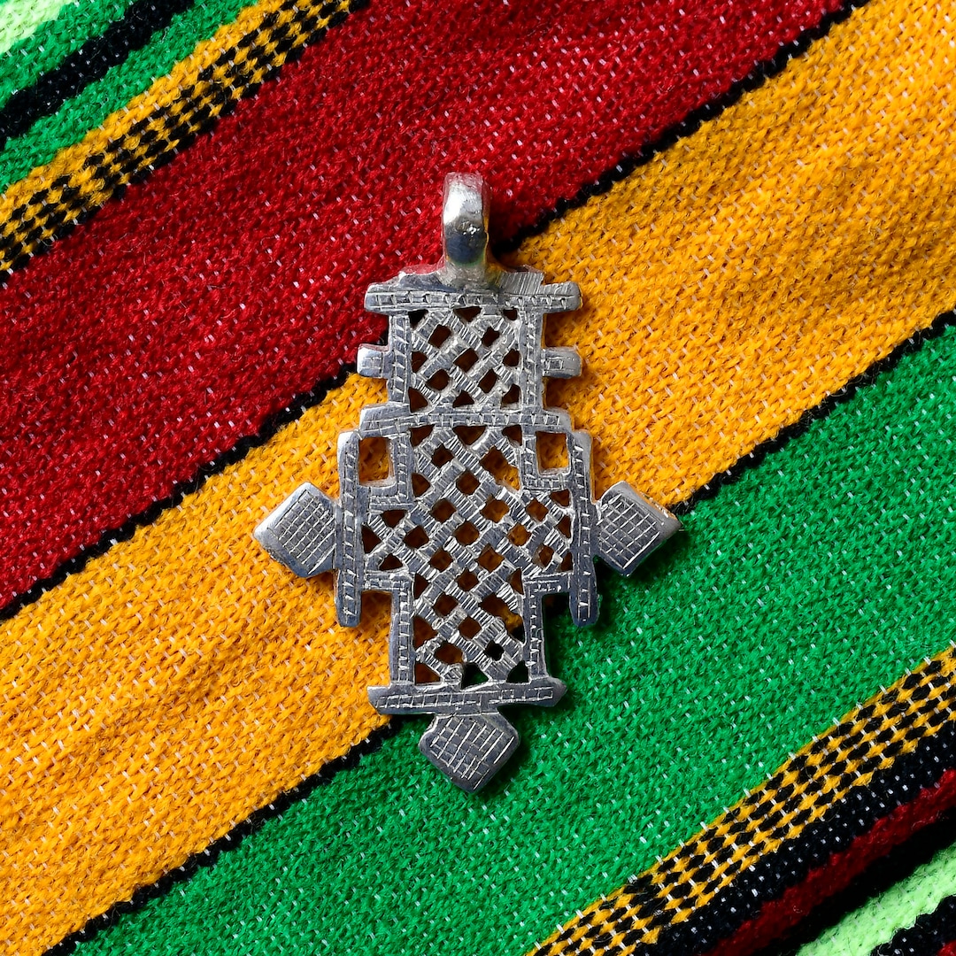 Ethiopian Cross Coptic Cross Pendant Christian Religious Gift African ...