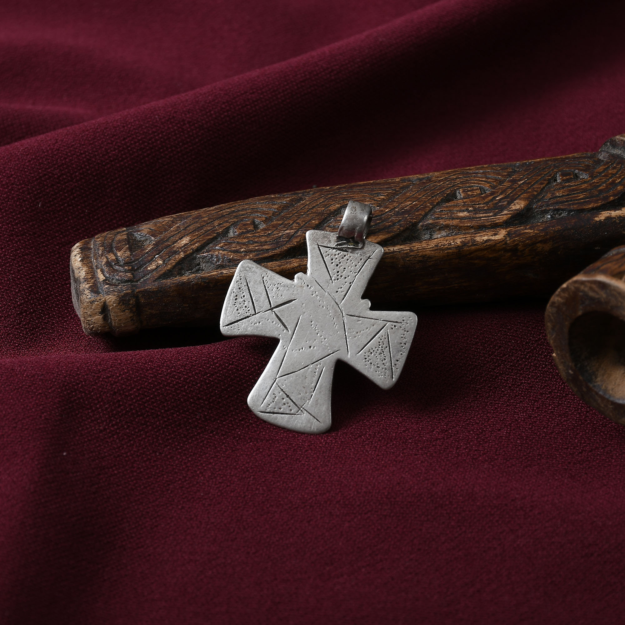 Ethiopian Cross Coptic Silver Neck Cross Orthodox Cross - Etsy