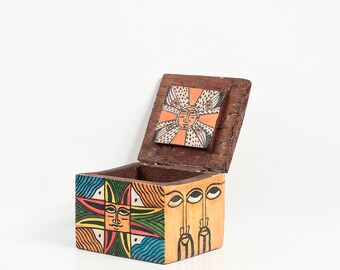 Ethiopian Icon Art Treasure Box Icon Painting Orthodox Geez Manuscript ...