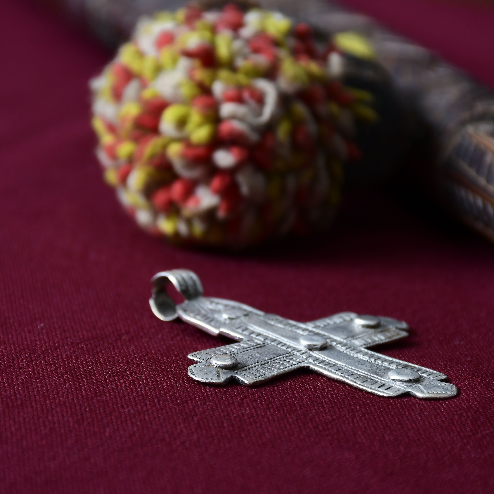 Old Ethiopian Silver Cross Coptic Silver Neck Cross Pendant - Etsy