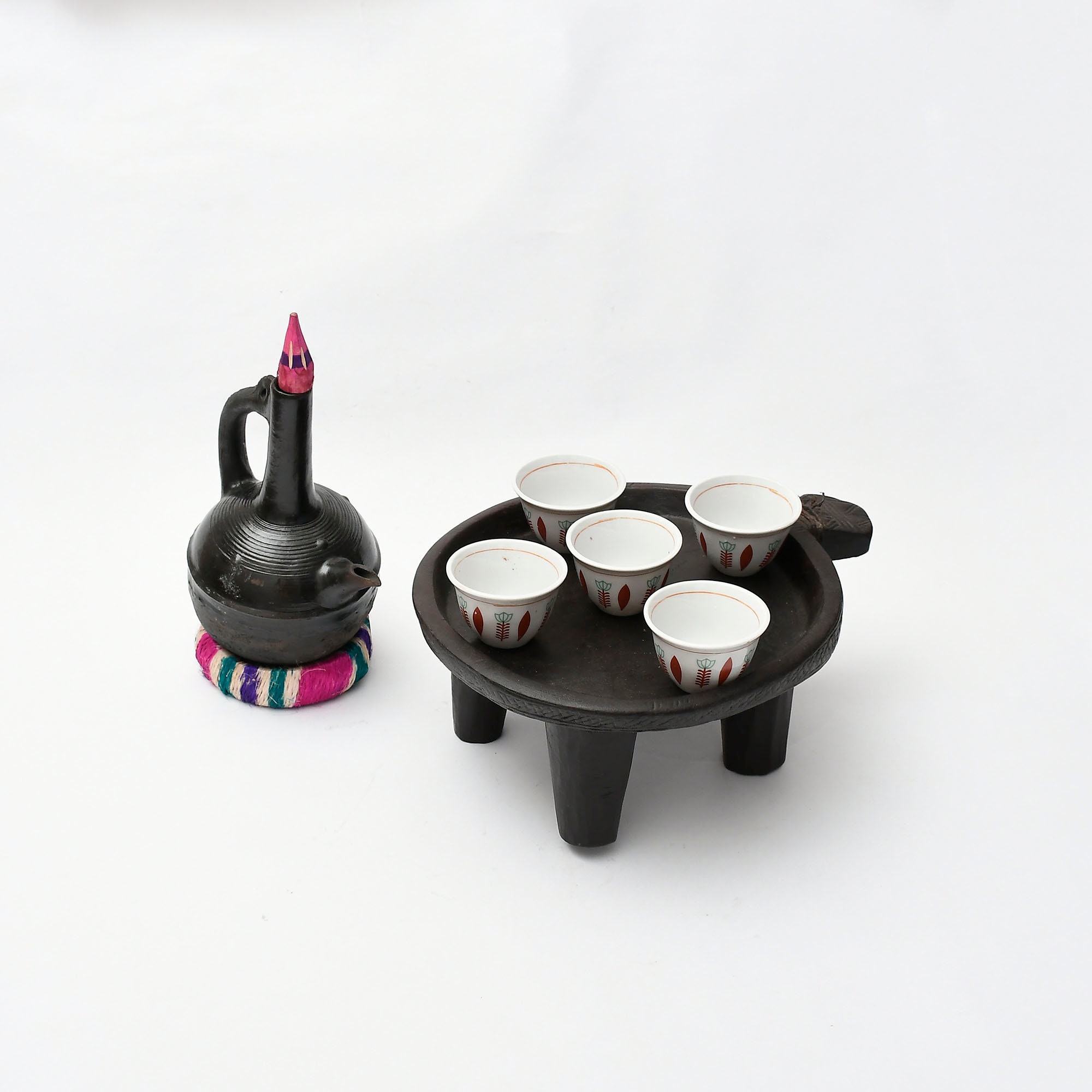 Ethiopian Jebena Coffee Set, Ethiopian Coffee Pot, Gurage Coffee Pot ...