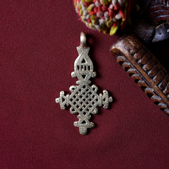 Large Ethiopian orthodox neck Cross, Coptic neck Cros… - Gem