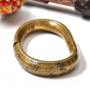Africana Tribal Jewelry Bronze Cuff Ethnic Adornment Anklet Armlet Cuff ...