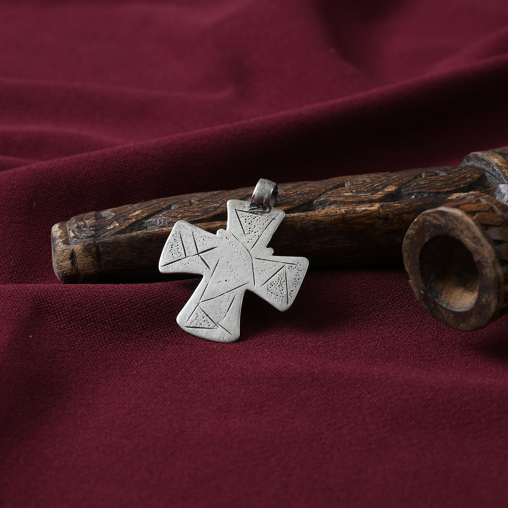 Ethiopian Cross Coptic Silver Neck Cross Orthodox Cross - Etsy