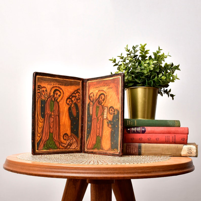 Ethiopian Wooden Icon Hand Made Orthodox Religious Home Decor Orthodox ...