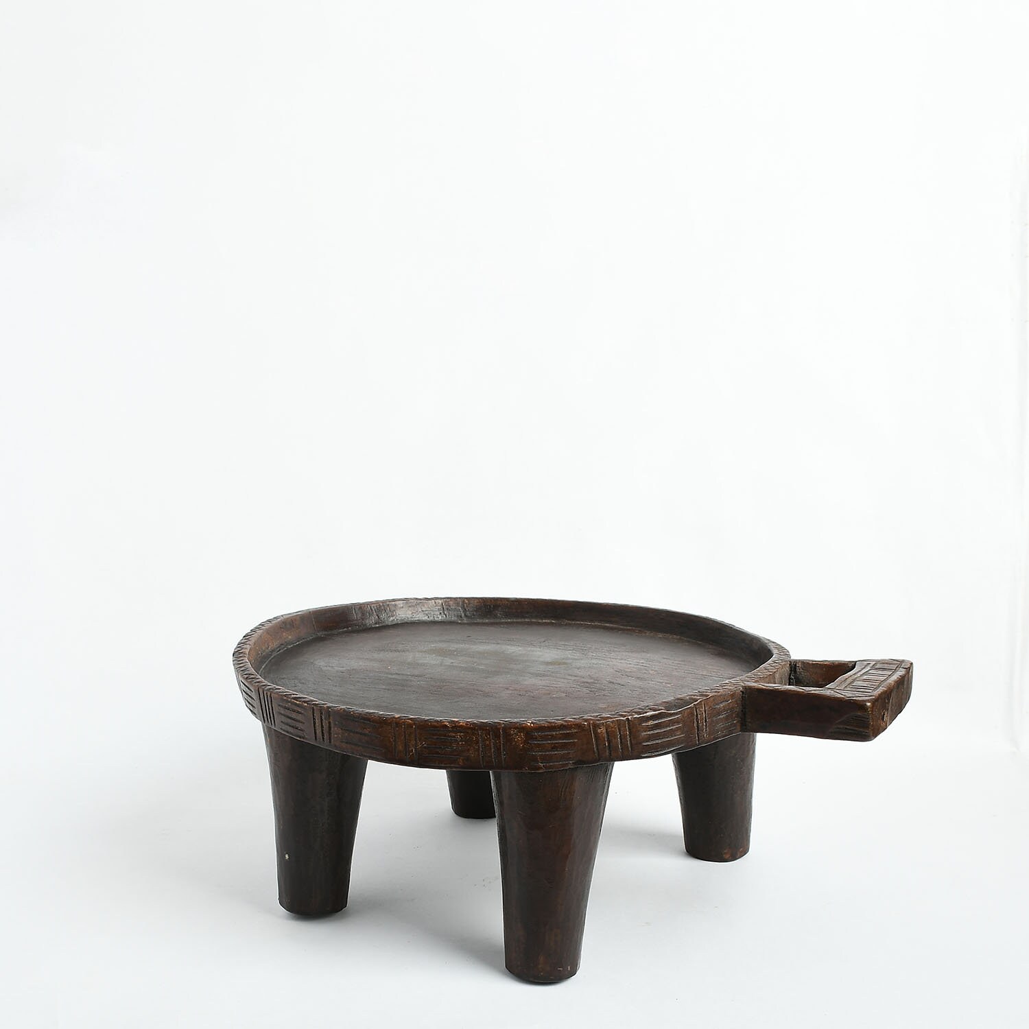 African Wooden Coffee Table Ethiopian Coffee Table Tribal Curving ...