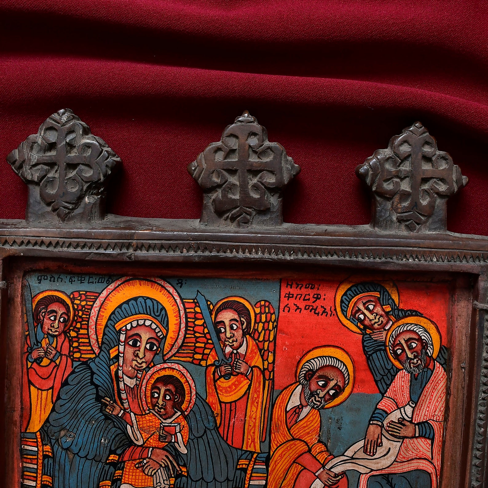 Ethiopian Orthodox Wooden Icon Coptic Iconography 19th Century 44 - Etsy
