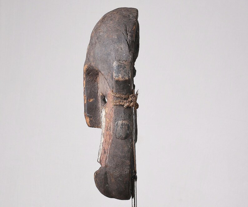African Wooden Mask From BOA Tribe DRC Wooden Tribal Art Congo 3546 - Etsy